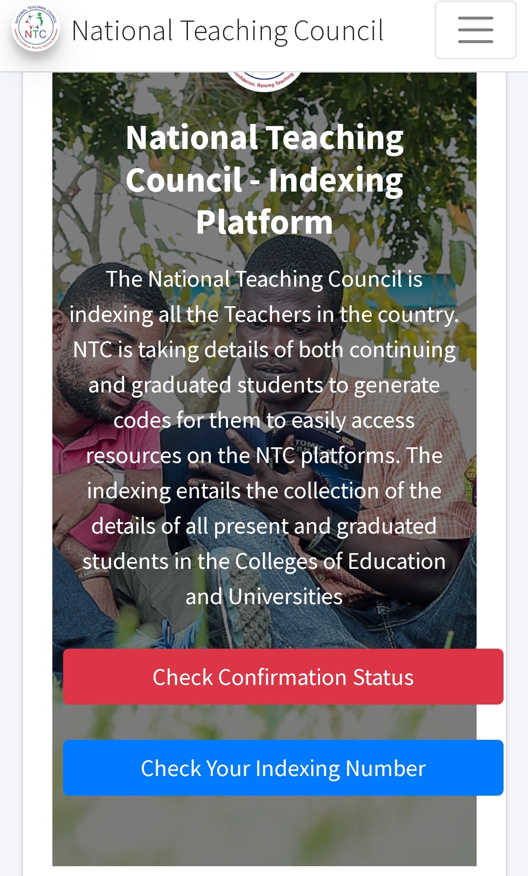 GTLE Registration: How to verify your NTC Indexing details - Blow Grade