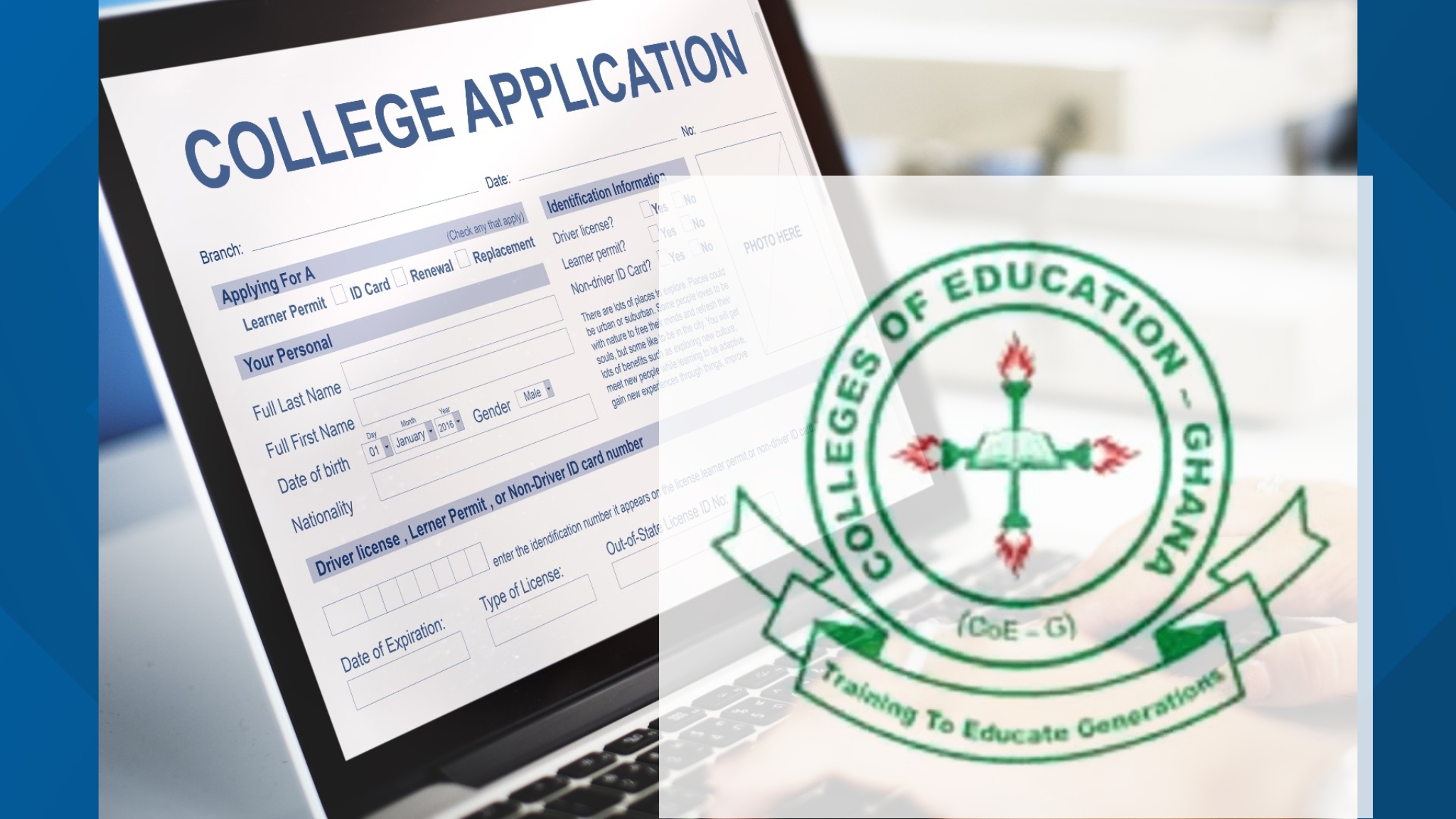 Guidelines for completing College of Education Online application ...