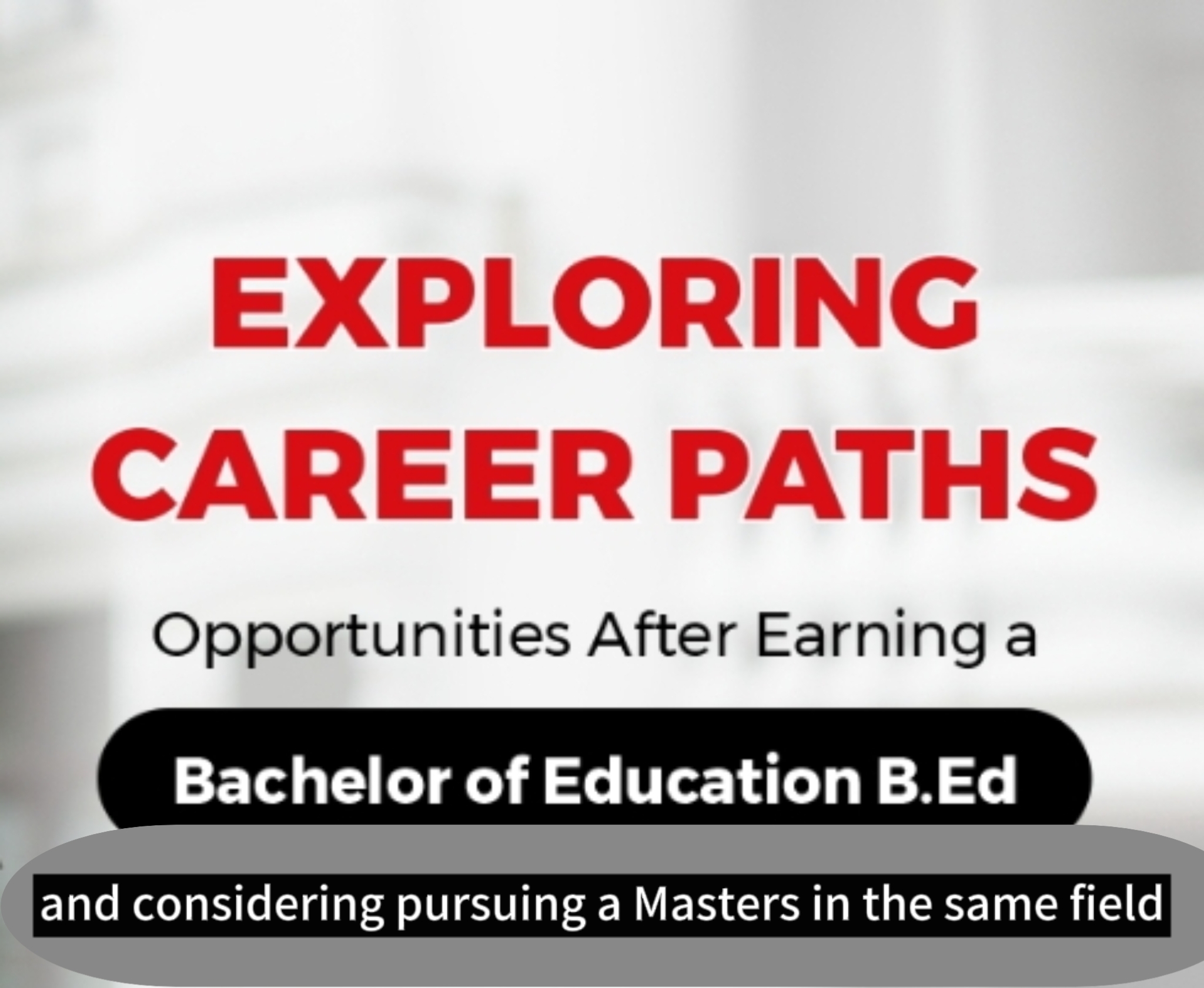 Advantages and opportunities for B.Ed in Basic Education holders ...
